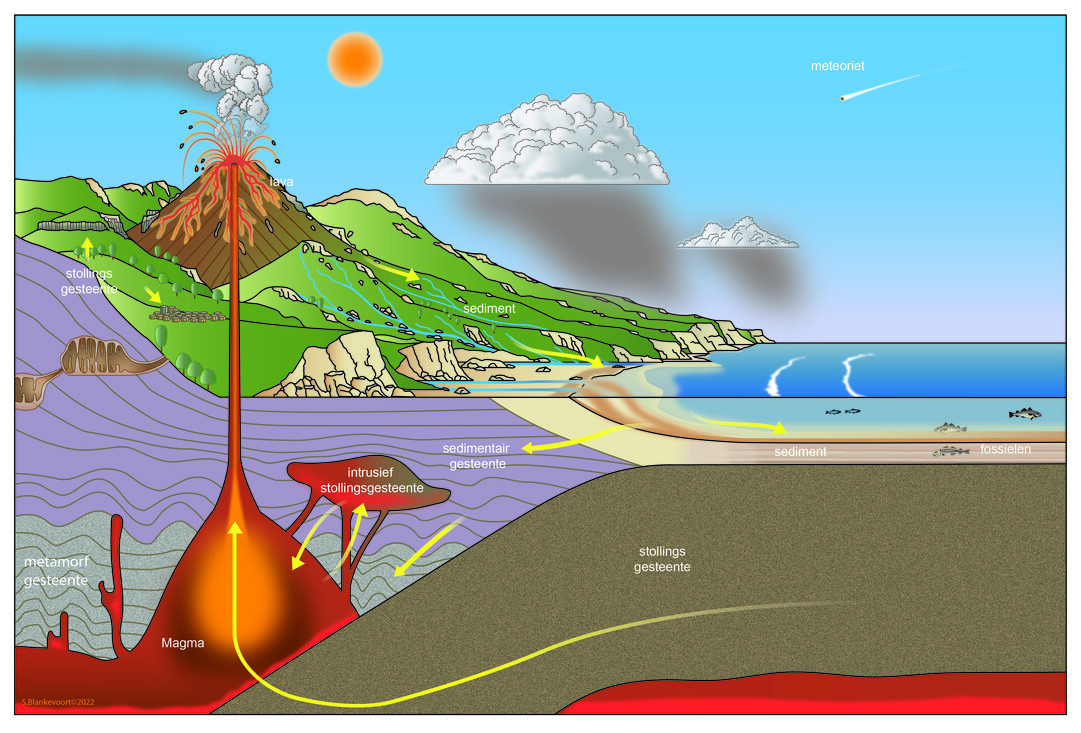 De kringloop van gesteente | Natuurwijzer